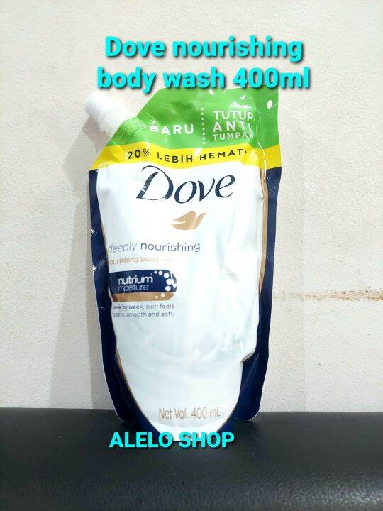 Dove body wash deeply nourishing bodywash dove biru sabun cair 400 ml ...
