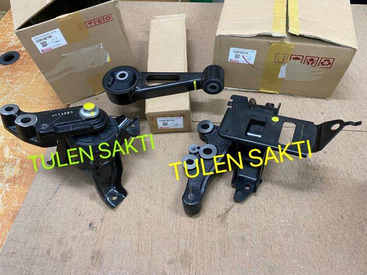 ORIGINAL PERODUA BEZZA 1.3 ENGINE MOUNTING SET (3@biji) 12309-BZ110 ...