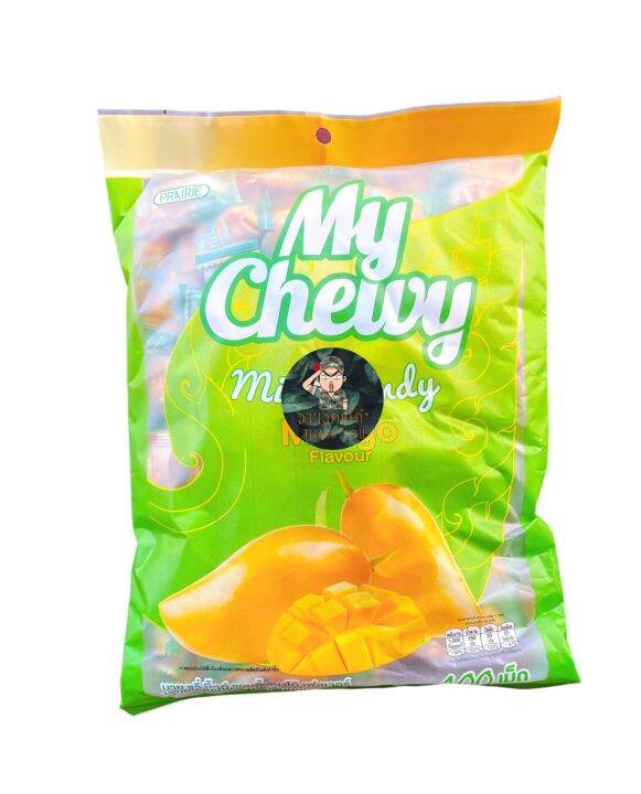 My chewy milk candy ลูกอมมายชูวี่ ลูกอมนมเคี้ยวหนึบ (บรรจุ 100 เม็ด ...