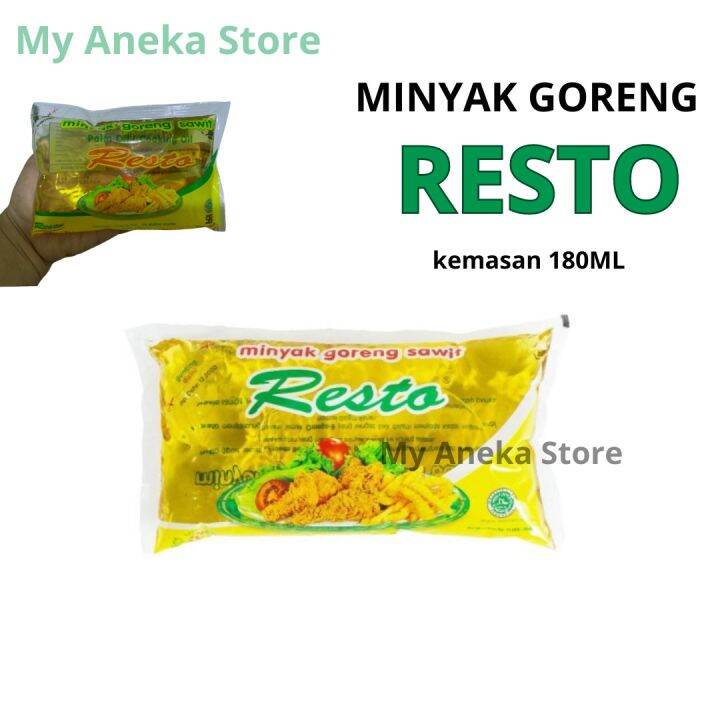Minyak goreng RESTO 180ML /RESTO / Minyak murah promo | Lazada Indonesia