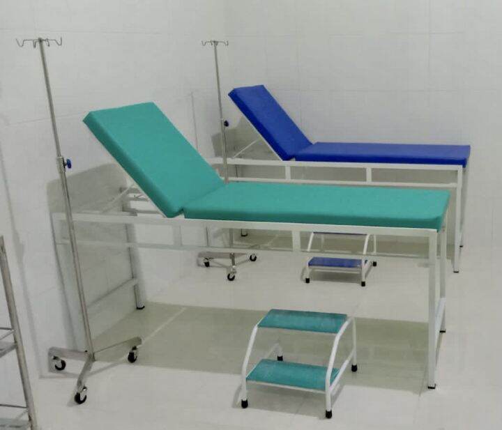 Meja Periksa Pasien Bed Periksa Pasien Ranjang UKS Bahan Besi | Lazada ...