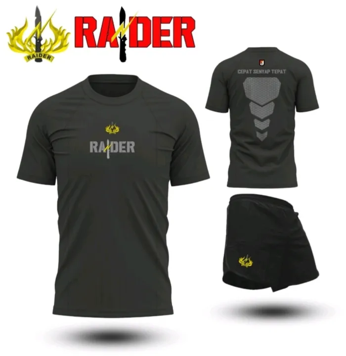 Kaos olahraga TNI Raider Kaos olahraga Dri-fit TNI Raider Kaos olahraga ...