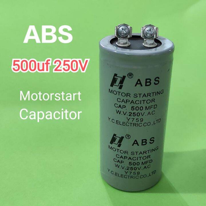 500uf 250V Motor Start Capacitor Air Compressor kompresor Kapasitor ...