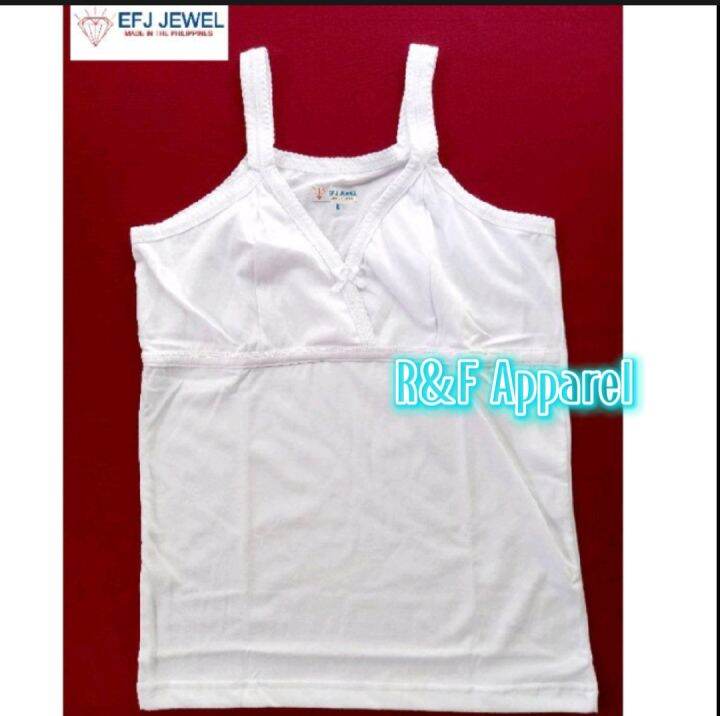 Plain White Lady Sando Bra for Girls - EFJ JEWEL BRAND | Lazada PH