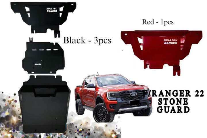 Ford ranger T9 2022 2023 2024 front bumper under stone guard cover ...