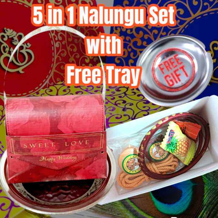 Red Pink Handbag | Unique Indian Doorgift | Nalunggu Set | Sumangali ...