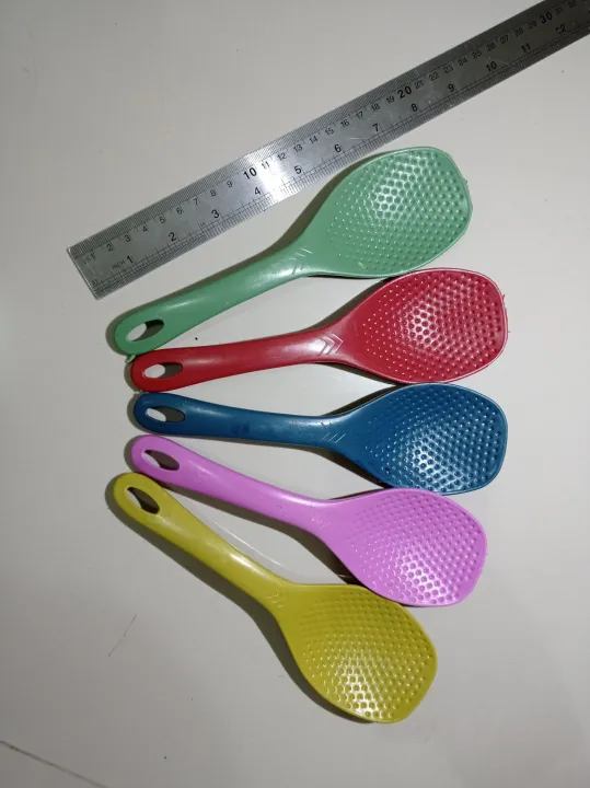 Centong Nasi 12pcs (1lusin) / Entong Nasi Plastik | Lazada Indonesia