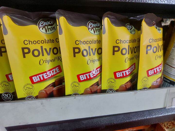 Chocovron Chocolate Coated Polvoron Crisped Rice | Lazada PH