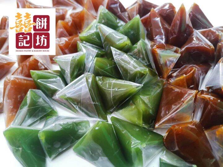 Melaka kuih dodol kuih kacau 马六甲手工多多糕 原味 香兰 榴莲 | Lazada