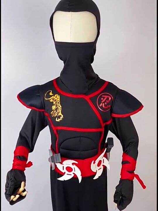 Muscle Ninja Costume For Kids Baju Budak Ninja Hallween Costume for ...
