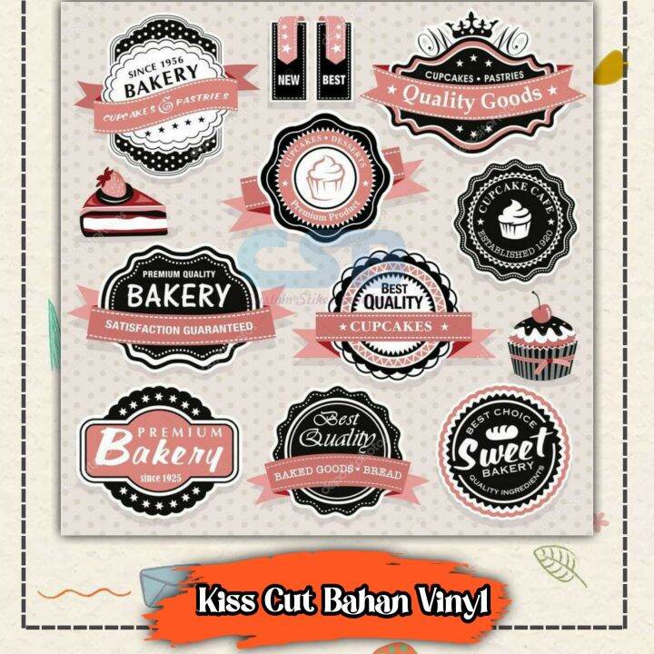Cetak Stiker Sticker Label Potong Bebas Mengikuti Desain Produk Kiss ...
