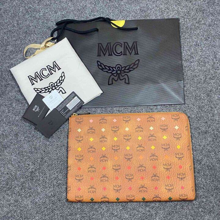 กระเป๋า ใส่ Laptop / IPad MCM LAPTOP SLEEVE 16"แท้อุปกรณ์ครบ | Lazada.co.th