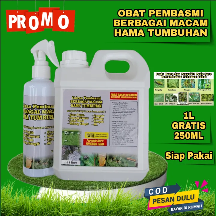 SPRAY CAIRAN PEMBASMI HAMA TANAMAN 1L GRATIS 250ML | Lazada Indonesia