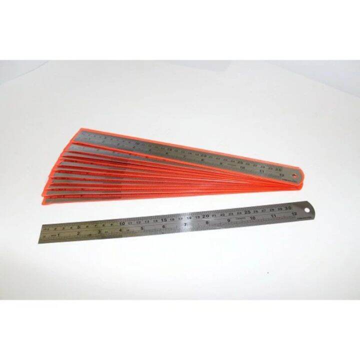 Penggaris | Mistar | Ruler Besi Stainless | Stainless Steel 30 cm ...