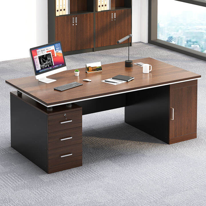 Office Desk Boss Desk Minimalist Modern Household Bedroom Desk Simple ...