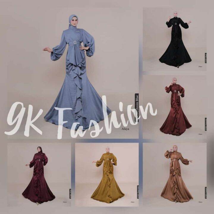 Alaya Dress Free Oby Mutiara Fit LD 108 by MK | Lazada Indonesia
