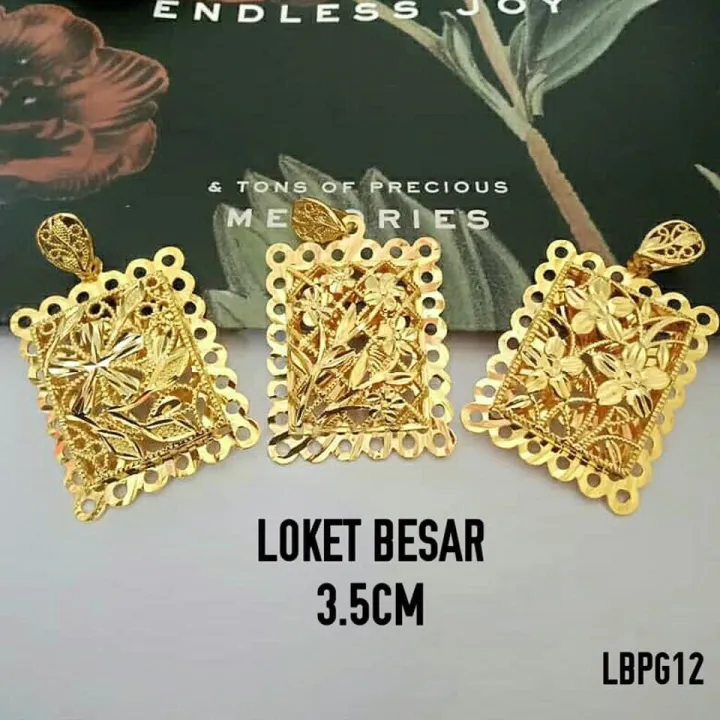 Loket Petak persis Emas 916 | Lazada