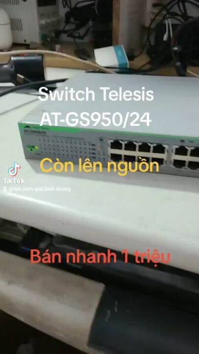 Thiết Bị Mạng Switch Allied Telesis 24 Ports 10/100/1000T Eco , model : AT-GS950 | Lazada.vn
