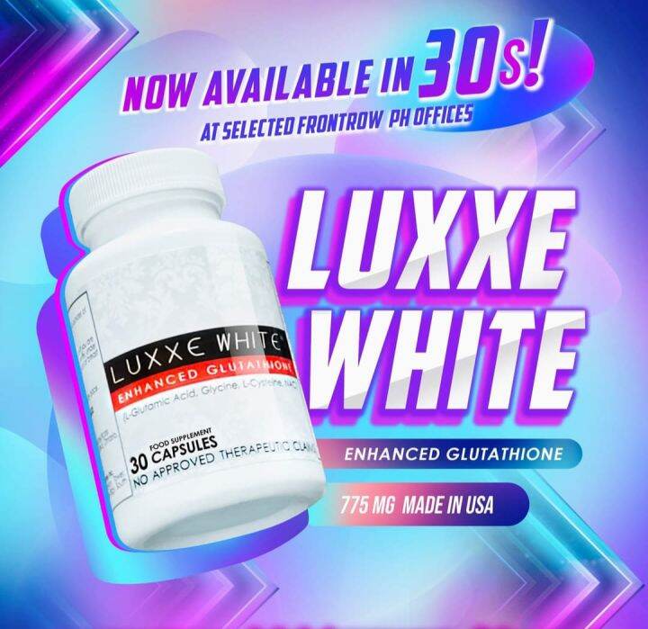 LUXXE WHITE FRONTROW BEST AND MOST EFFECTIVE WHITENING GLUTA | Lazada PH
