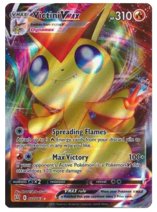 Victini VMAX - 022/163 - Ultra Rare Sword & Shield: Battle Styles ...