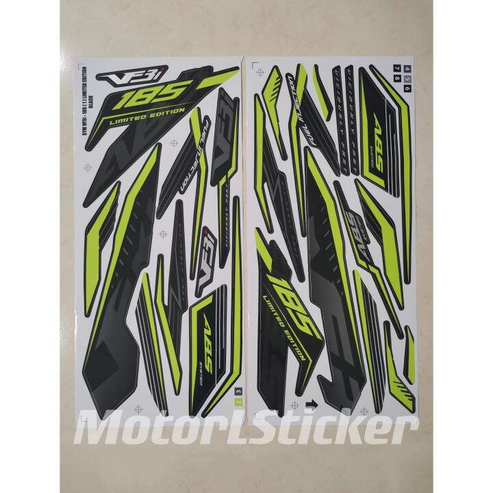 SYM VF3I 185 LIMITED EDITION BODY STICKER | Lazada