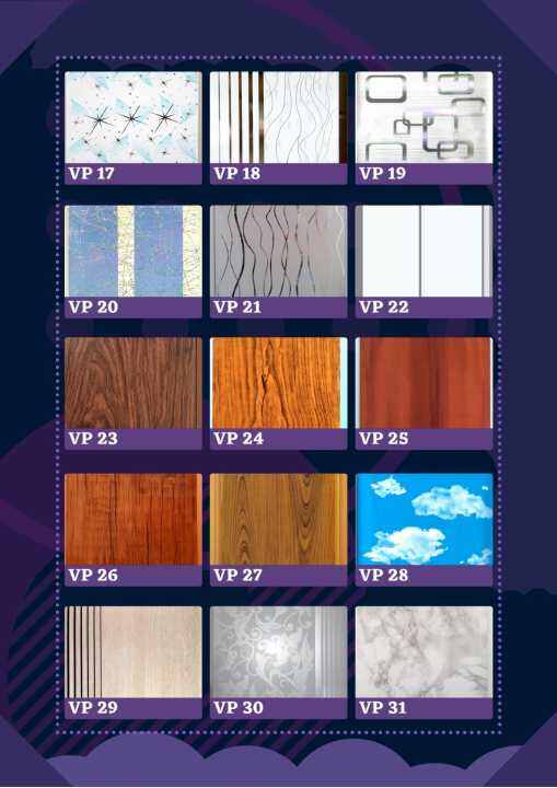 Bahan Plafon PVC ( 1 Dus ) Isi 15 Lembar/ Panjang 3 Meter X Lebar 20 CM X Tebal 8 MM | Lazada ...