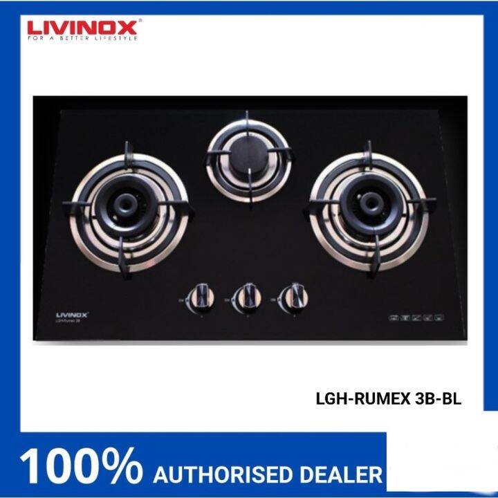 Livinox Gas cooker Rumex 3BL | Lazada
