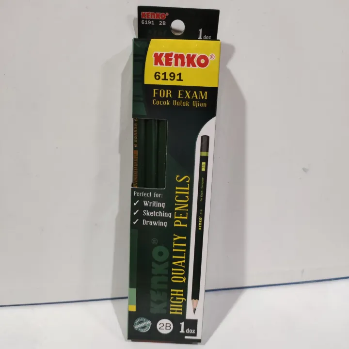 PENSIL 2B KENKO 6191 isi 12 pcs | Lazada Indonesia