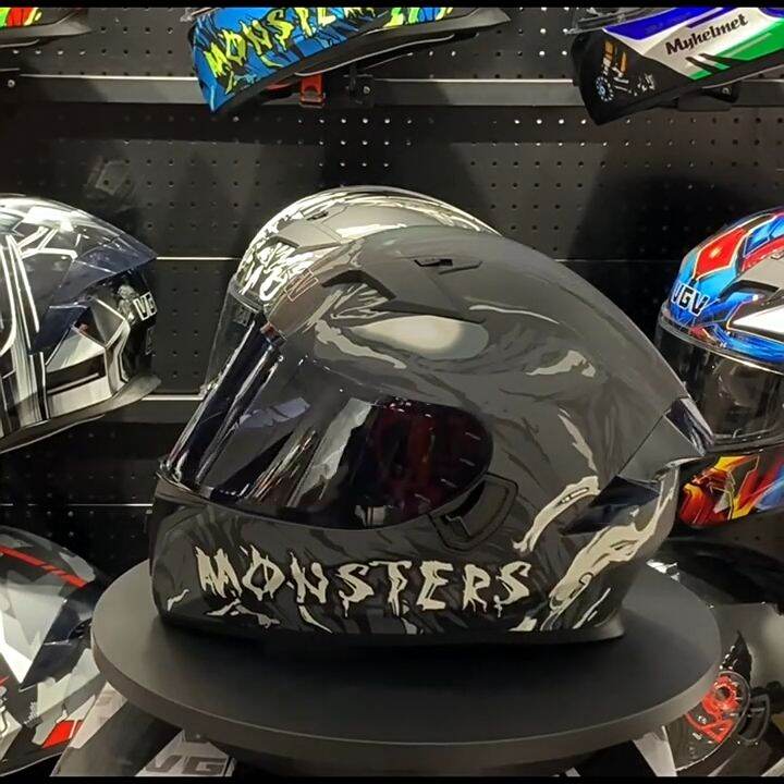 Anak RC-17 Racing Series Full Face Helmet Dual Visor Motorcycle DOT ...