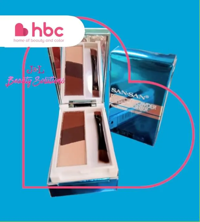 San San eyebrow powder with highlighter -HBC | Lazada PH