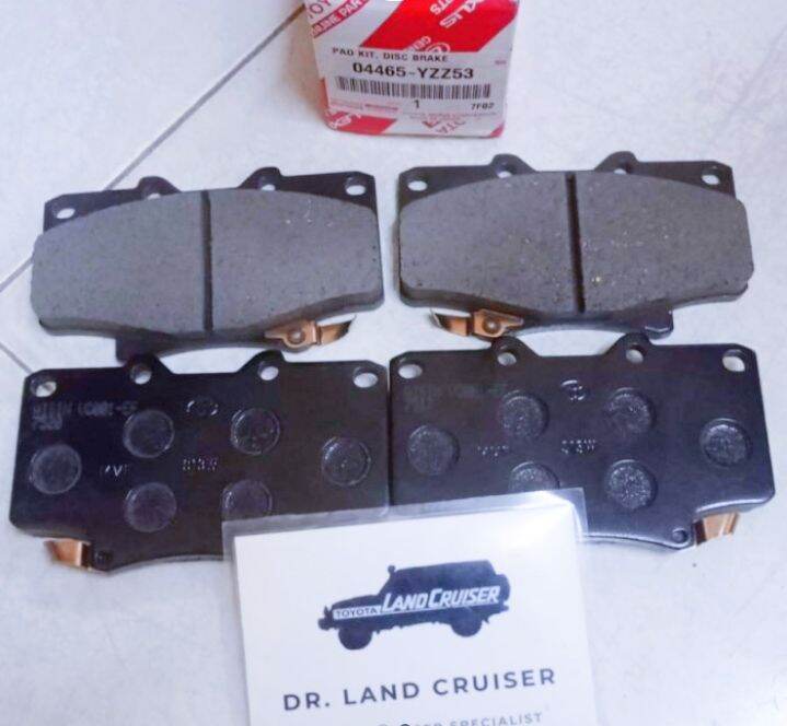 Brake Pad Kampas Rem Depan Toyota Land Cruiser VX80 04465-YZZ53 Ori ...