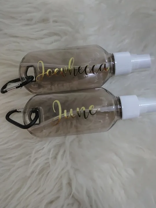 Personalized Alcohol Spray Bottle in Gold Font | Lazada PH