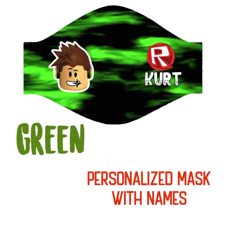 Roblox personalized with Names facemask | Lazada PH