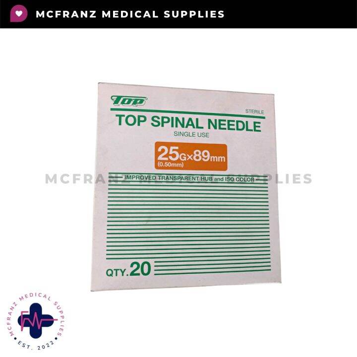 Top Spinal Needle (Sold per piece) | Lazada PH
