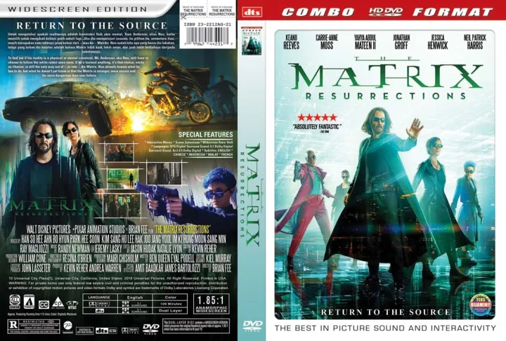 Kaset Dvd Film Action Barat Terbaru 2021: MATRIX | Lazada Indonesia
