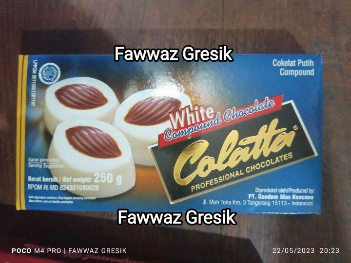 Colatta White Compound Chocolatte 250gr / Coklat Blok Bakery Pastry ...