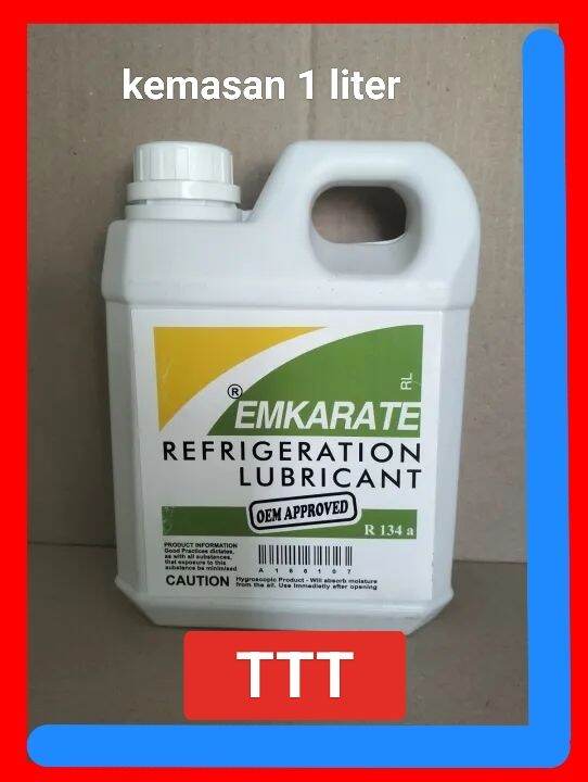 OLI AC MOBIL 134A | OLI EMKARATE R134A ISI 1 LITER | OLI KOMPRESOR ...