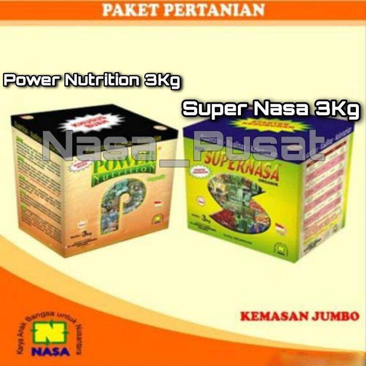 [NASA PUSAT] Pupuk Nasa Power Nutrition 3 Kg dan Super Nasa 3 Kg ...