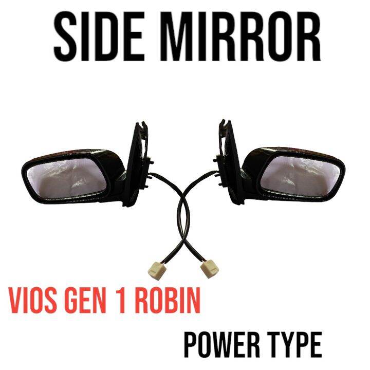 Side mirror toyota vios 2003 2004 2005 2006 gen 1 vios robin driver ...