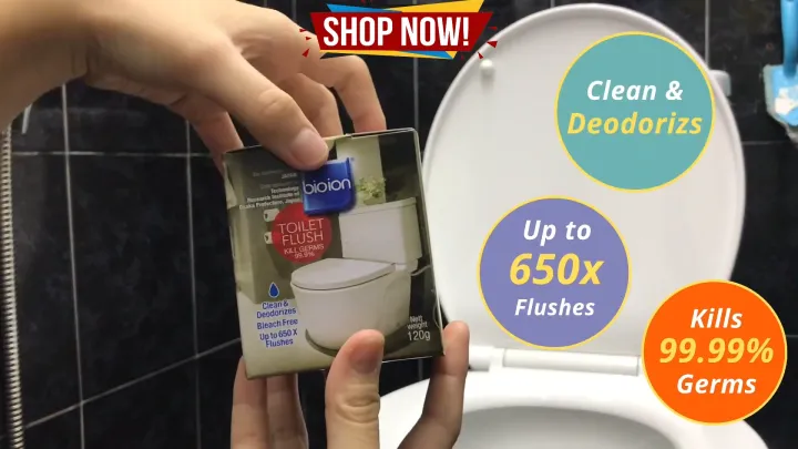 120g BioIon Toilet Flush / Deodorizes Toilet Bowl Flush Water Refresh ...