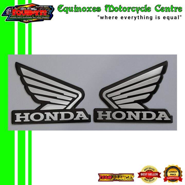 HONDA WING LOGO ALUMINUM BRUSH METAL | Lazada PH