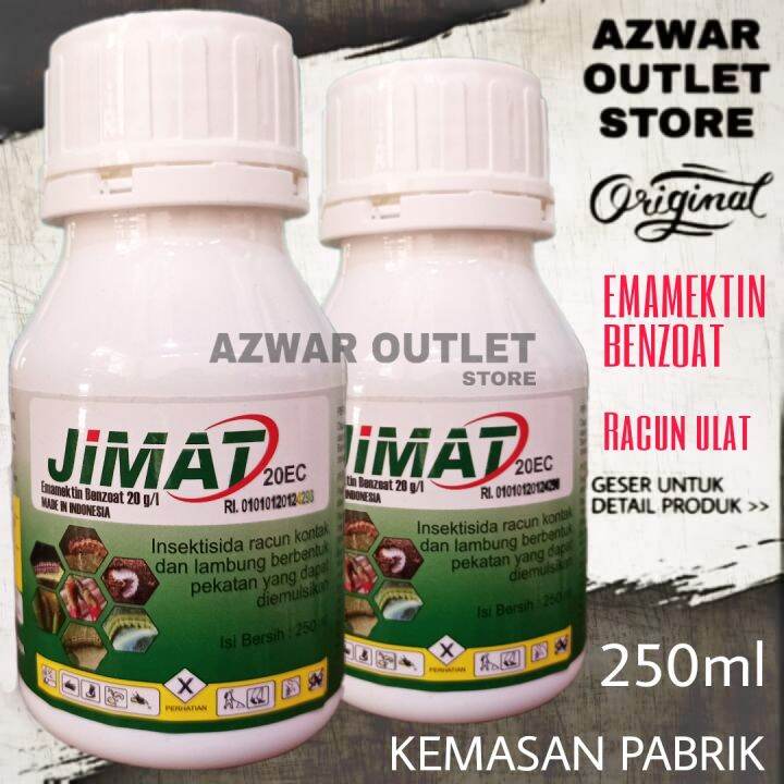 insektisida JIMAT 20EC | Emamektin benzoat racun hama ulat ASLI ...