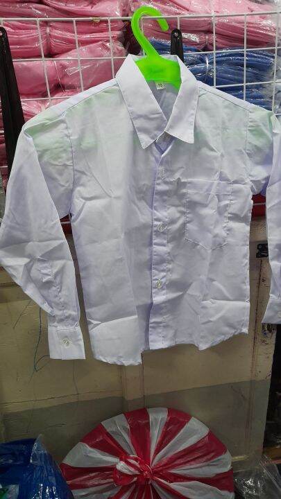 LONGSLEEVE white tetoron for kids and Adult | Lazada PH