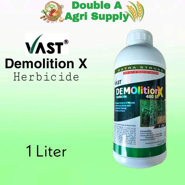 Demolition X (Glyphosate) Herbicide / Weed Killer 1 Liter | Lazada PH