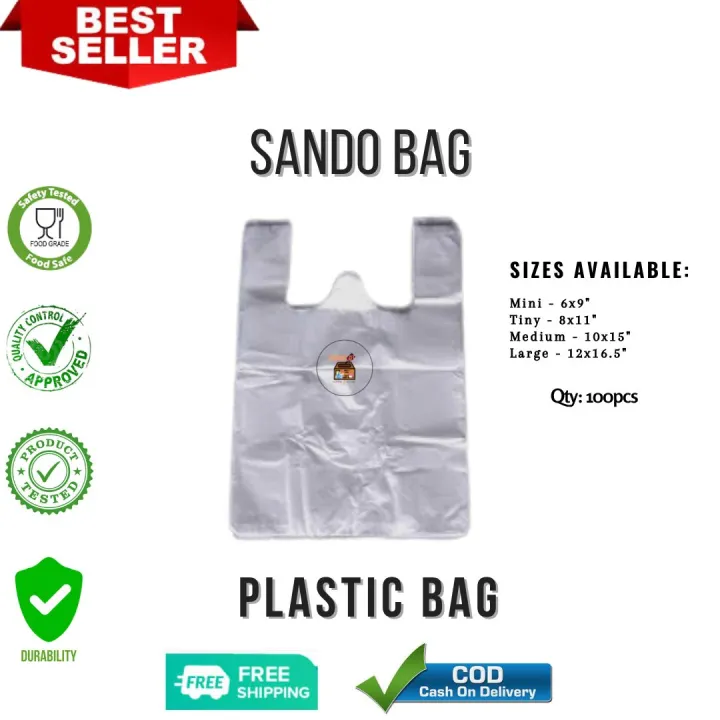 100PCS PLASTIC SANDO BAG | Lazada PH