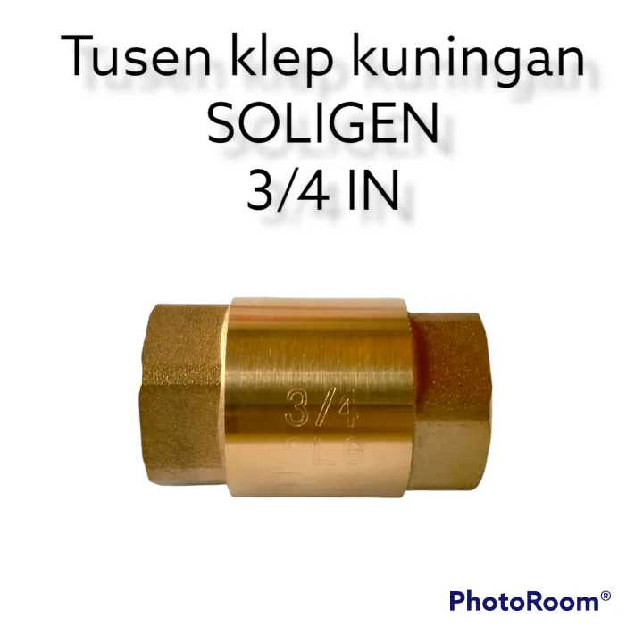 TUSEN KLEP SOLIGEN KUNINGAN 3/4 IN - FOOT KLEP - OTOMATIS POMPA ...