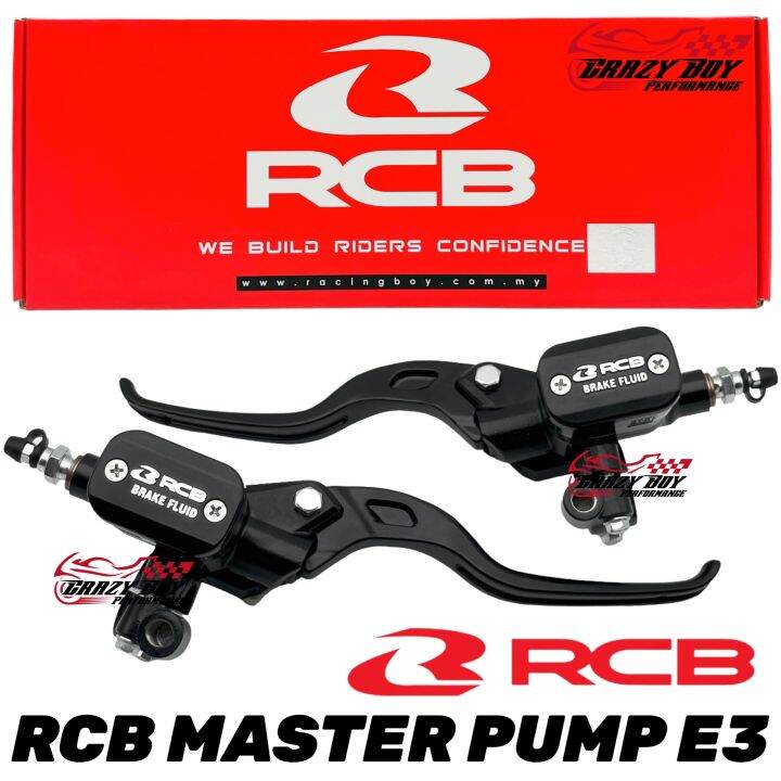 RCB RACING BOY MASTER BRAKE PUMP E3 14MM UNIVERSAL【LEFT / RIGHT】HAND ...