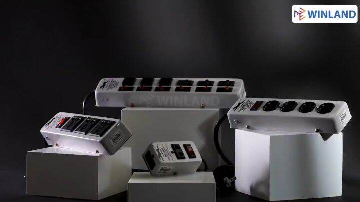 PANTHER by Extension Cord Cable Wire with Surge Protector 6 Outlets w ...