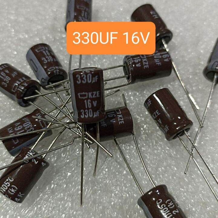 10BUAH ELCO 330UF 16V ELKO 330UF 16VOLT 330 UF 16 VOLT KAPASITOR ELKO | Lazada Indonesia