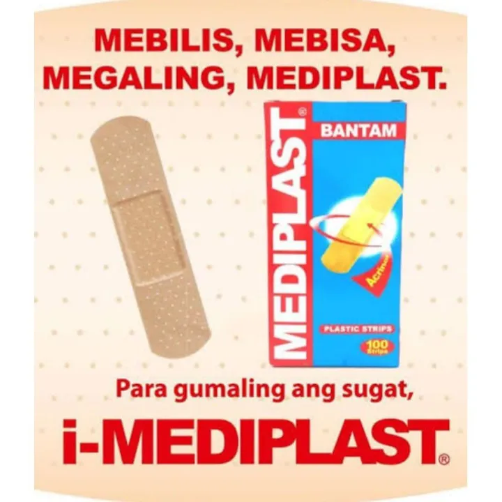 Mediplast Band-Aid Plaster Bantam Plastic Strips [10pcs per Order ...